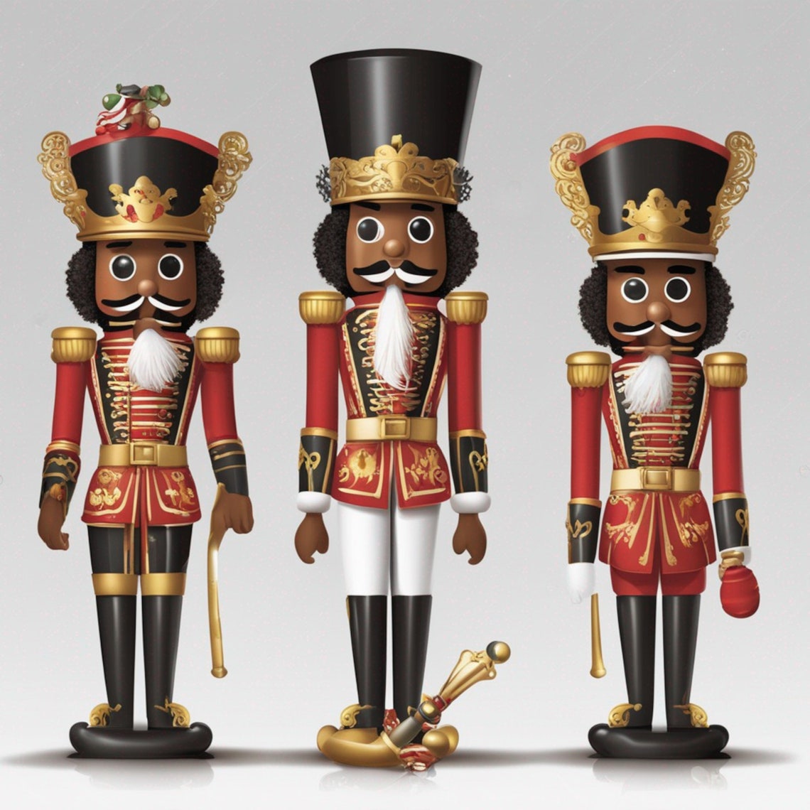 African American Nutcracker Clipart PNG, Christmas Decoration Clip Art ...
