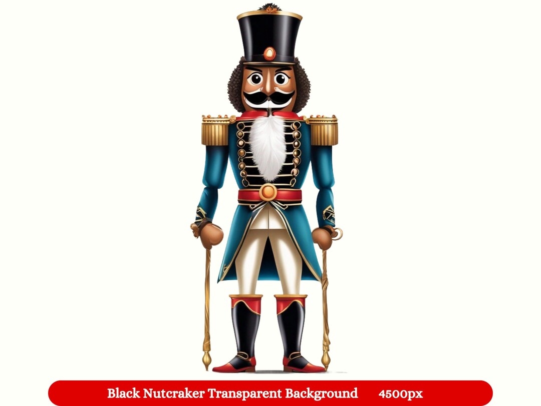 African American Nutcracker Clipart PNG, Christmas Decoration Clip Art ...