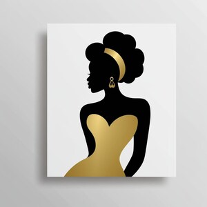 Black Bride Silhouette Clipart: Wedding PNG SVG Graphics (digital ...