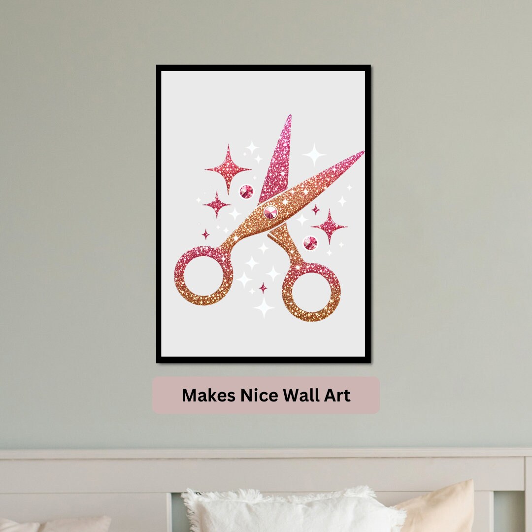 Hairstylist Scissors SVG PNG Clipart Hairdresser Shirt Sublimation ...