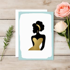 Black Bride Silhouette Clipart: Wedding PNG SVG Graphics (digital ...