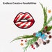 Christmas Lips PNG, Christmas Lips SVG Clipart, Sublimation Dtf ...