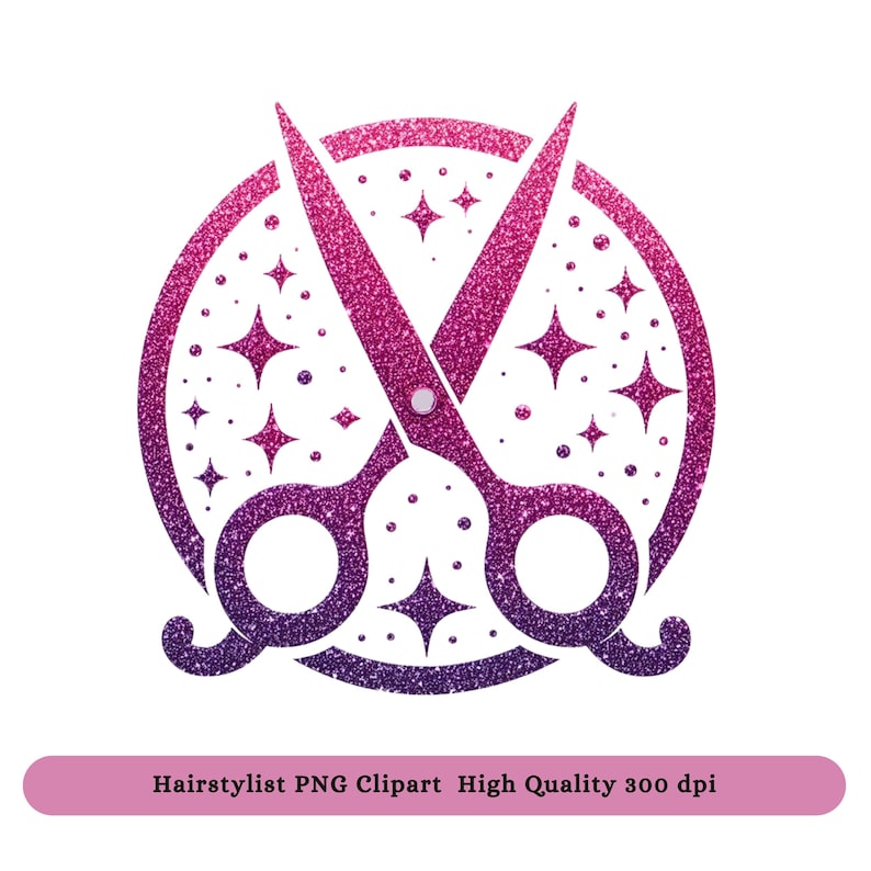 Hairstylist Scissors SVG PNG Clipart - Hairdresser Shirt Sublimation ...