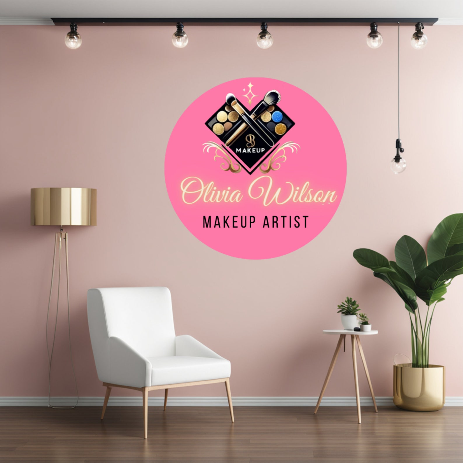 Custom Makeup Artist Logo Design, Cosmetics Logo, Beauty Logo, MUA Logo ...