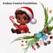 Christmas Black Baby Boy PNG Clip Art - Black Christmas Boy Png Clipart ...
