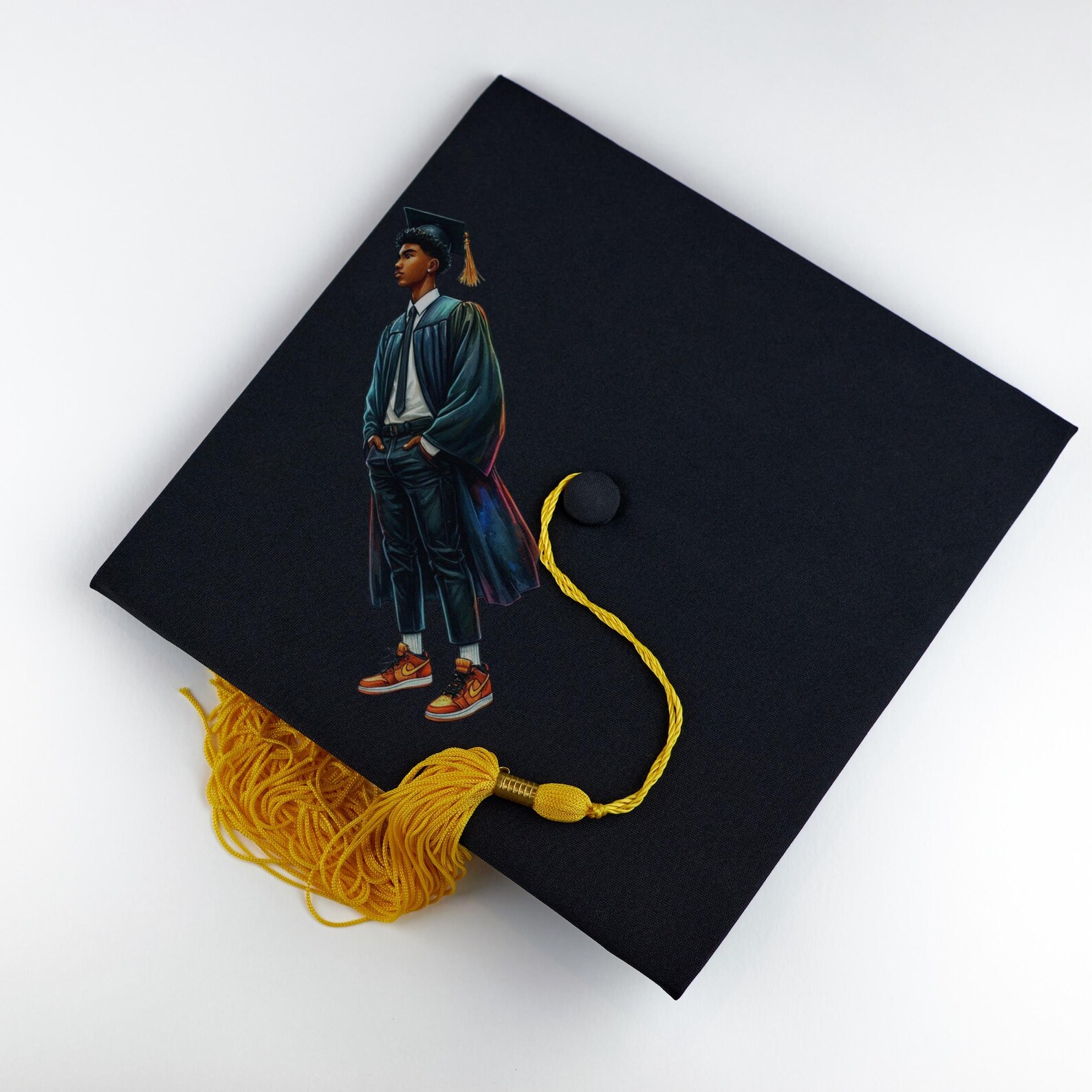 Graduation Clipart Black Boy, Graduation 2025 PNG Clipart, Graduate PNG ...