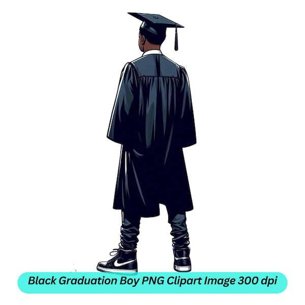 Boy Graduate Clipart - Etsy