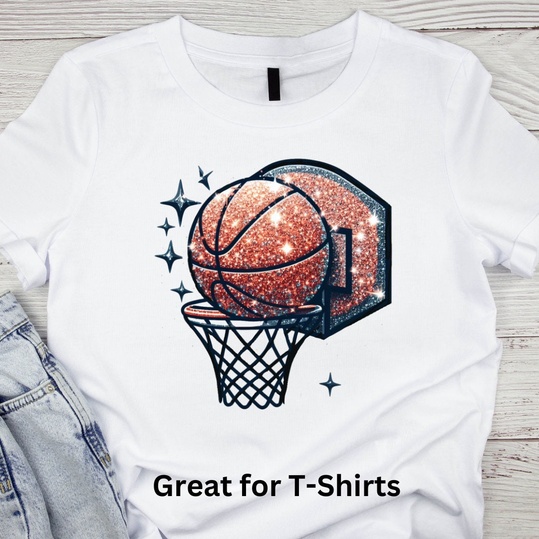 Girls Basketball Svg Png, Basket Ball and Net Svg Png DTF Clipart ...