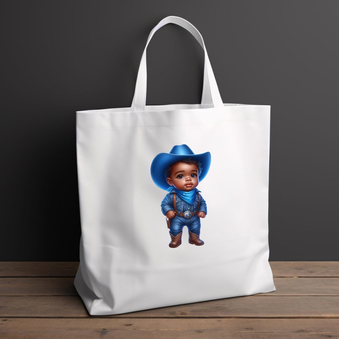 Black Baby Cowboy PNG Clipart: Western Baby Shower Image (digital ...