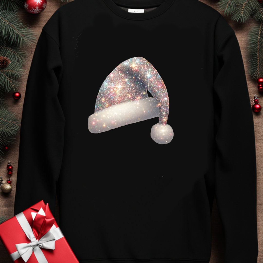 Silver Santa Hat SVG PNG Clipart, Christmas Hat PNG Svg Clipart, Dtf ...