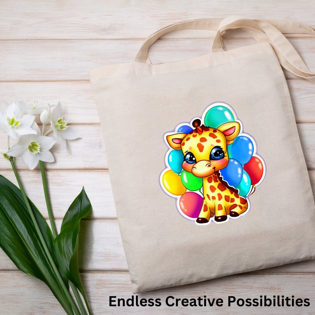 Cute Baby Giraffe Clipart PNG for Baby Shower Invitations - Etsy