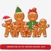 Christmas Gingerbread Family SVG PNG Clipart, Christmas SVG Clipart ...