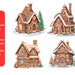 Christmas Gingerbread House Clipart Pngs, Christmas Decoration Clip Art ...