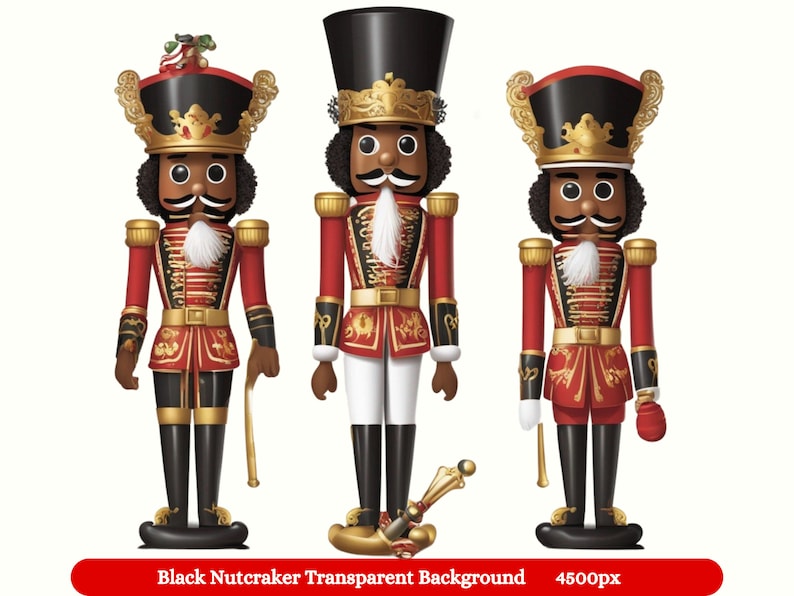 African American Nutcracker Clipart PNG, Christmas Decoration Clip Art ...