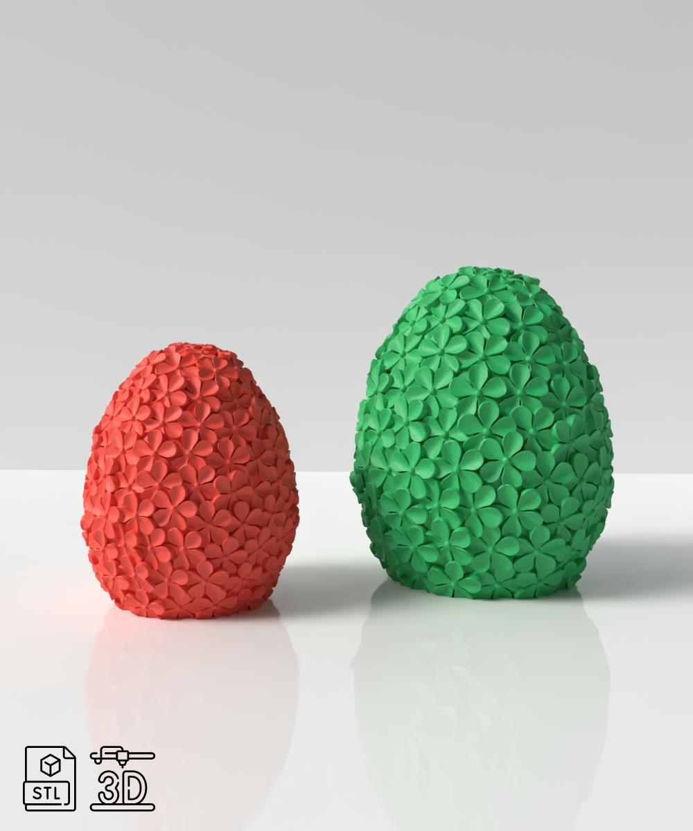 Flower Easter Egg STL File - for 3D Printing Special Gift,easter Egg ...
