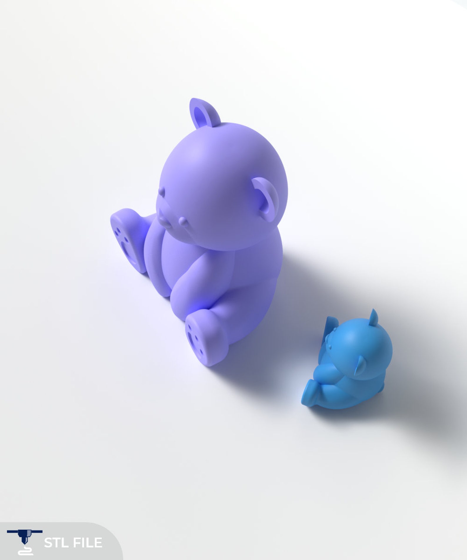 Teddy Bear STL File - for 3D Printing Special Gift, Teddy Bear, Bunny ...