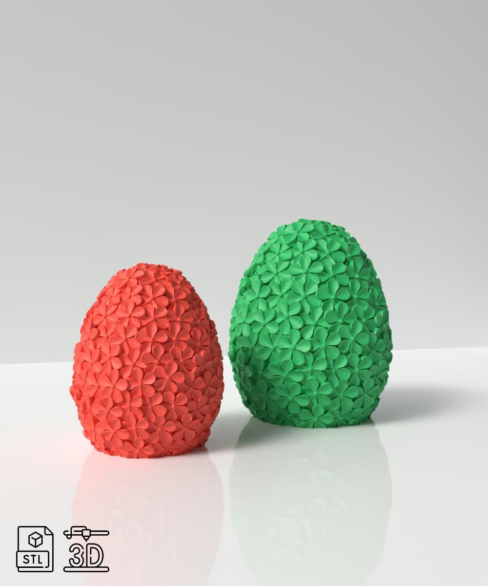 Flower Easter Egg STL File - for 3D Printing Special Gift,easter Egg ...