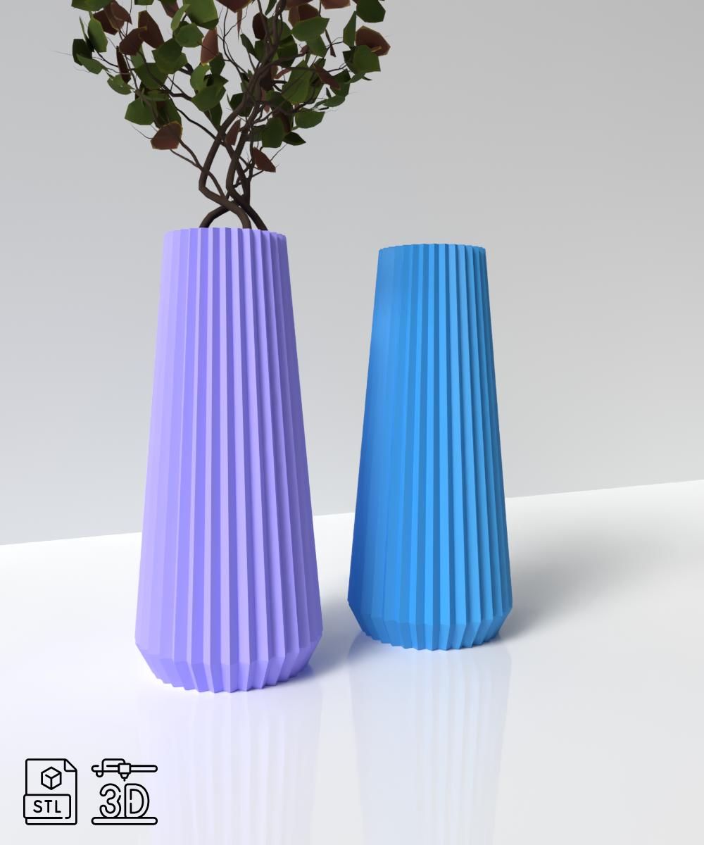 Geometric Vase Flower Pot STL File - for 3D Printing Special Gift ...