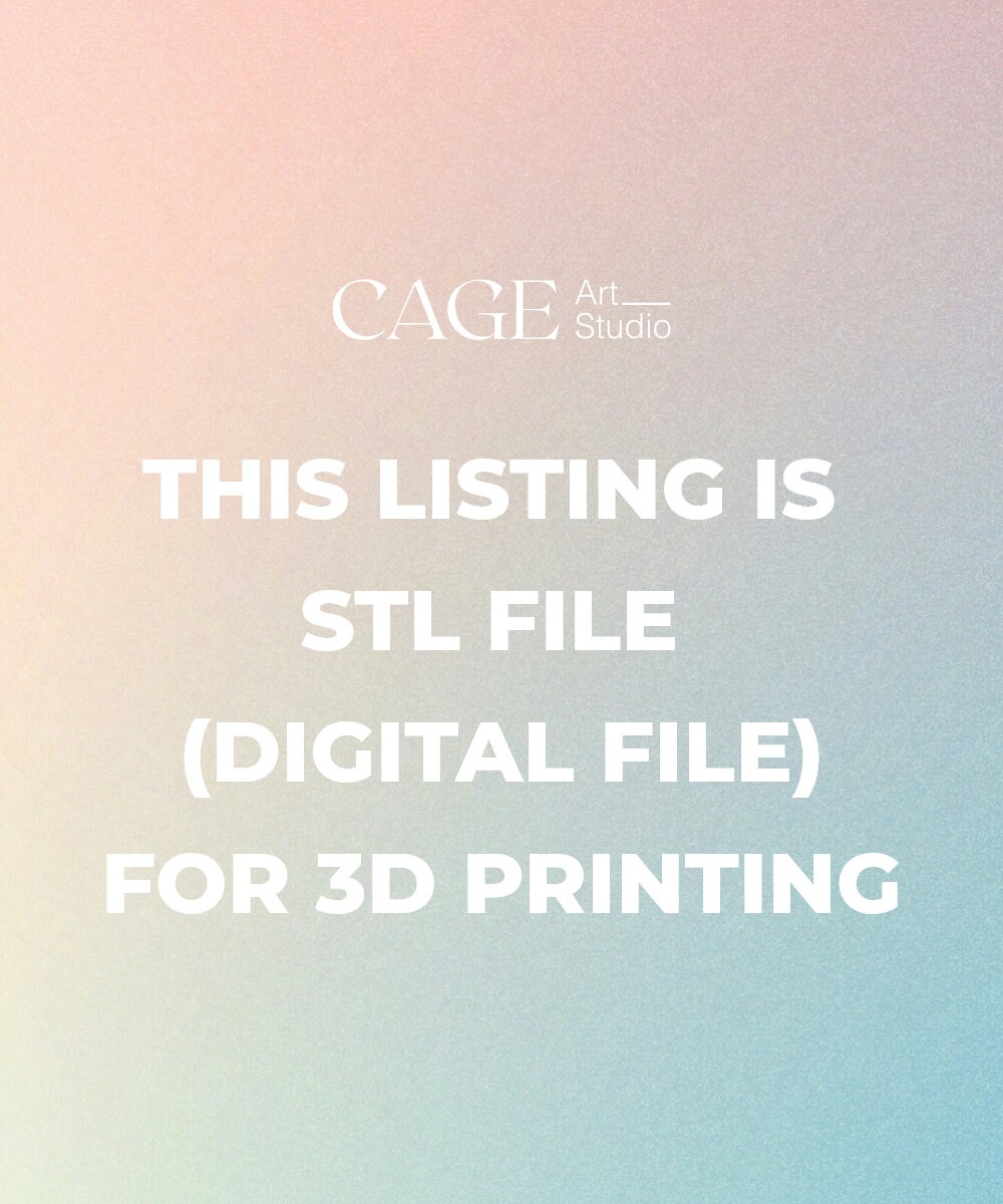 Rainbow Design Coaster STL File - for 3D Printing - Etsy UK
