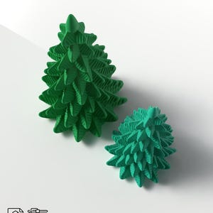 3D New Year and Christmas Tree, STL File for Christmas, Christmas Decor ...