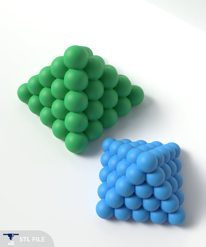 Pyramid Bubbles STL File - for 3D Printing Special Gift, Pyramid, 3D ...