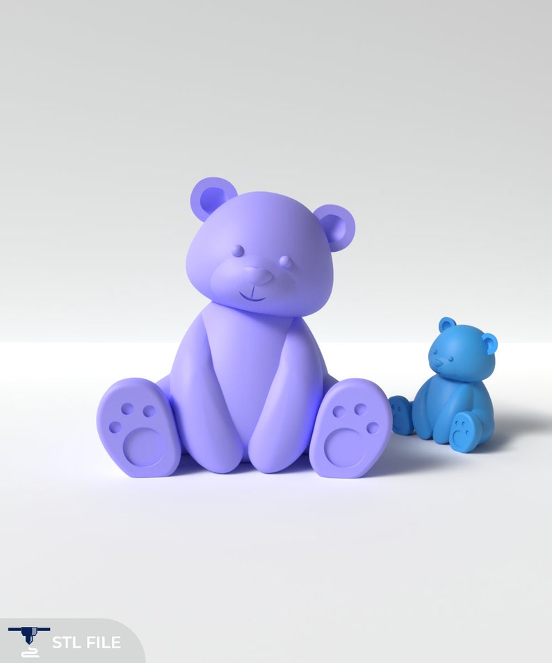 Teddy Bear STL File - for 3D Printing Special Gift, Teddy Bear, Bunny ...
