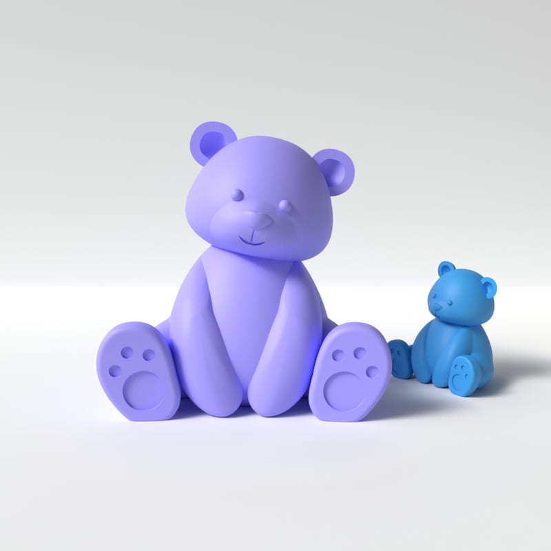 Bear 3 D Print Files - Etsy