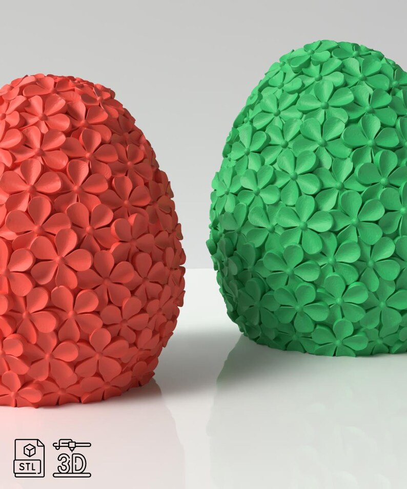 Flower Easter Egg STL File - for 3D Printing Special Gift,easter Egg ...
