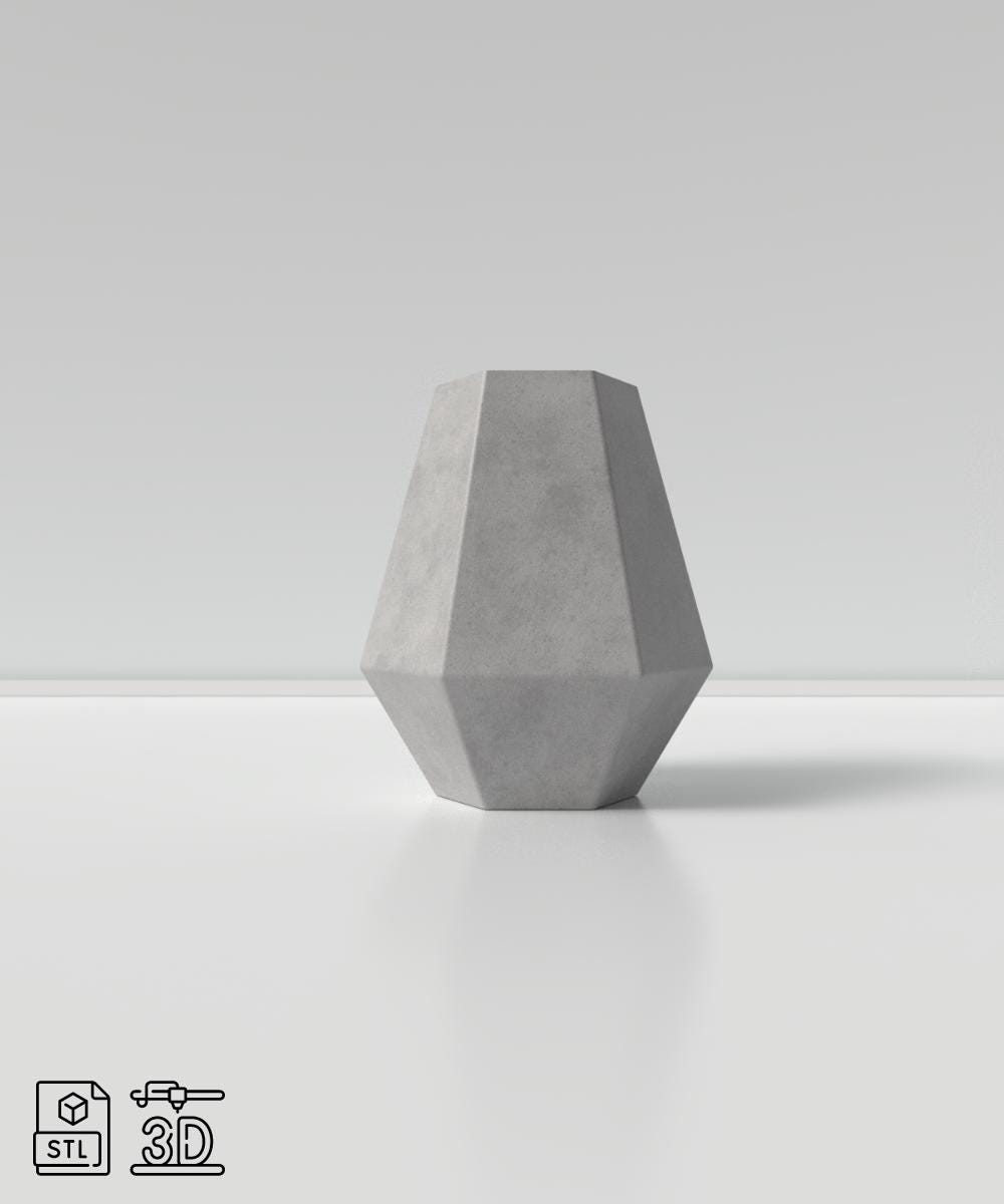 Candle Holder STL File - 3 Size for 3D Printing and Concrete Mold ...
