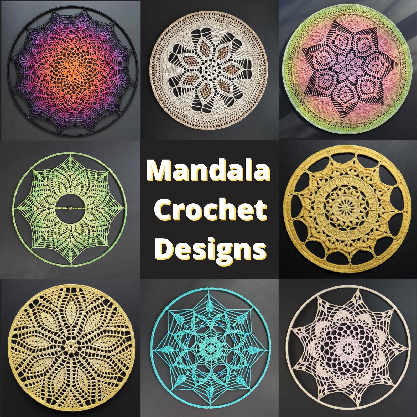 Mandala Crochet Designs - Crochet Pattern Book by Aleksandra Pavlova ...