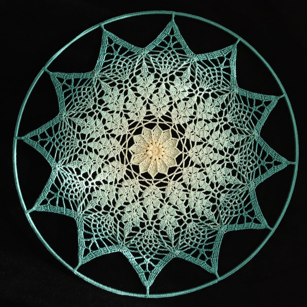 Mandala Crochet Pattern - 'treasure Flower' - Etsy
