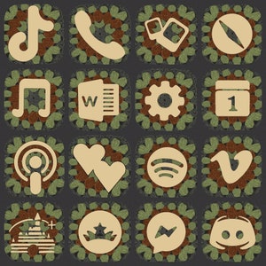 Crochet Granny Square Ios 15 100+ Icons, Multiple Widgets, Wallpaper - Etsy