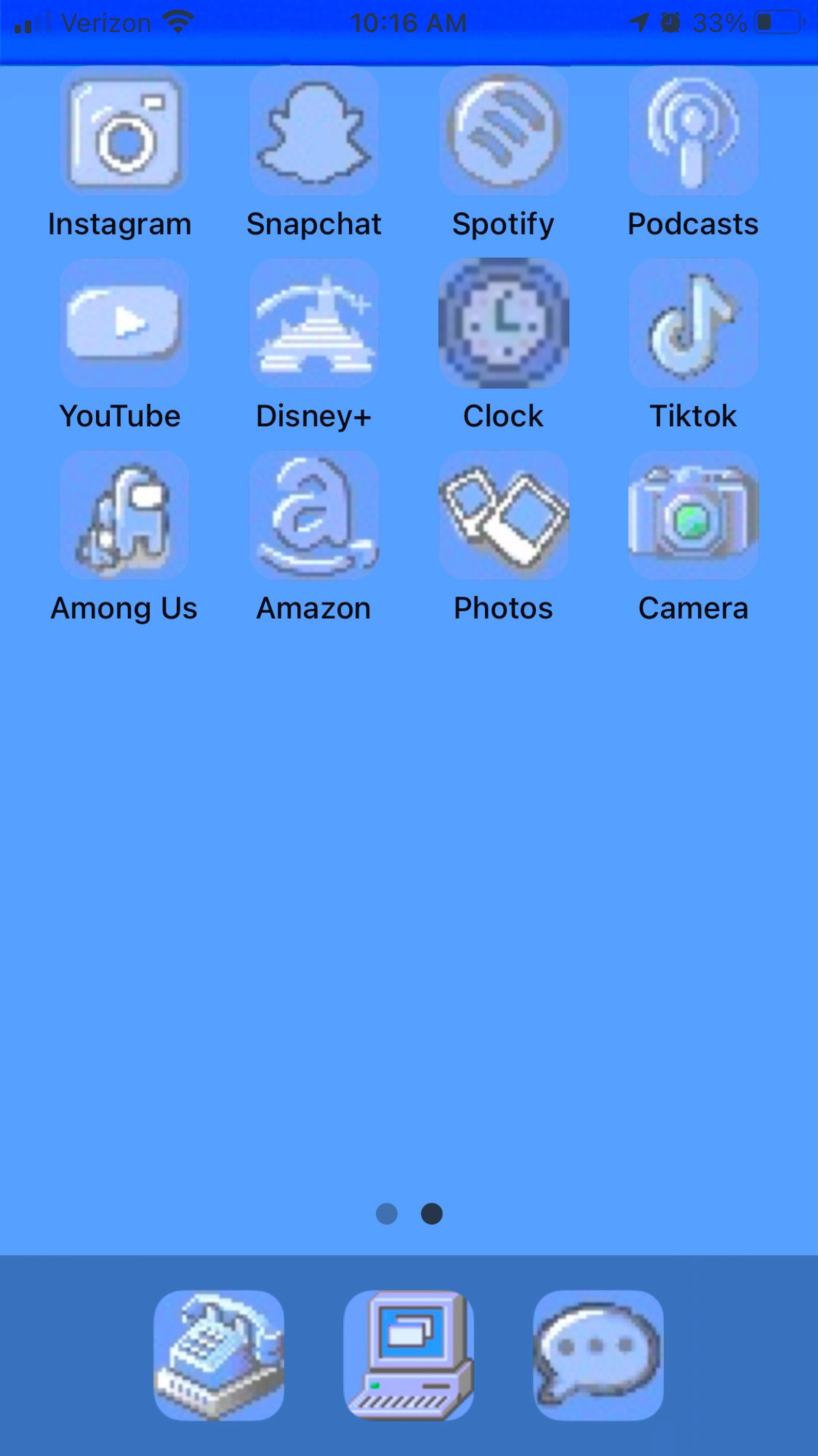 Windows 98 Retro Pastel Blue Ios 14 Icons Pack | Etsy