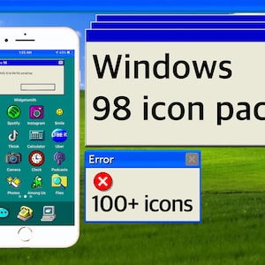 Windows 98 Icons Ios 14 Icon Pack - Etsy