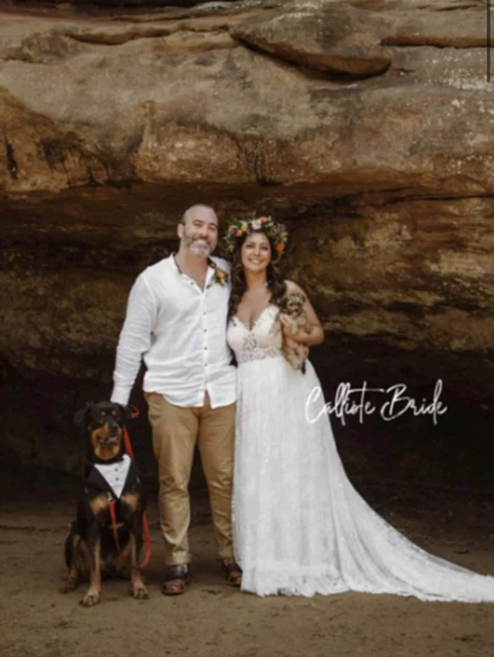 Celeste Boho Wedding Dress Beach Fantasy Destination Bride - Etsy