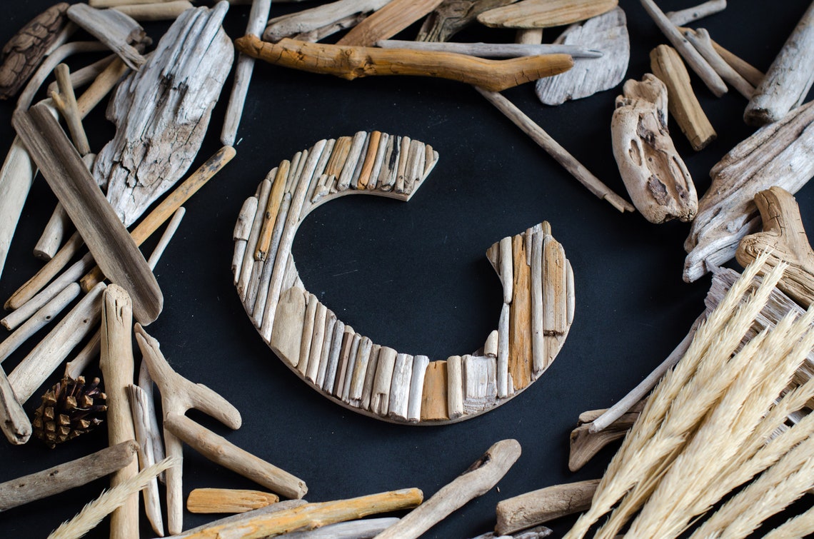 Handmade Driftwood Custom Letters Driftwood Wall Art - Etsy