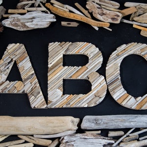 Handmade Driftwood Custom Letters, Driftwood Wall Art ...