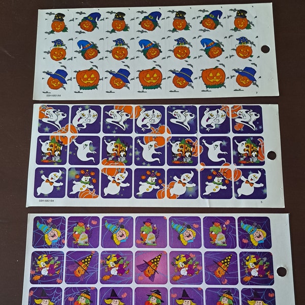 Jack O Lantern Sticker Sheet - Etsy