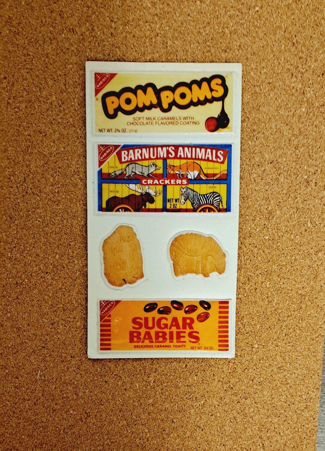 80s Vintage Nabisco Puffy Stickers: Animal Crackers, Pom Poms, Sugar ...