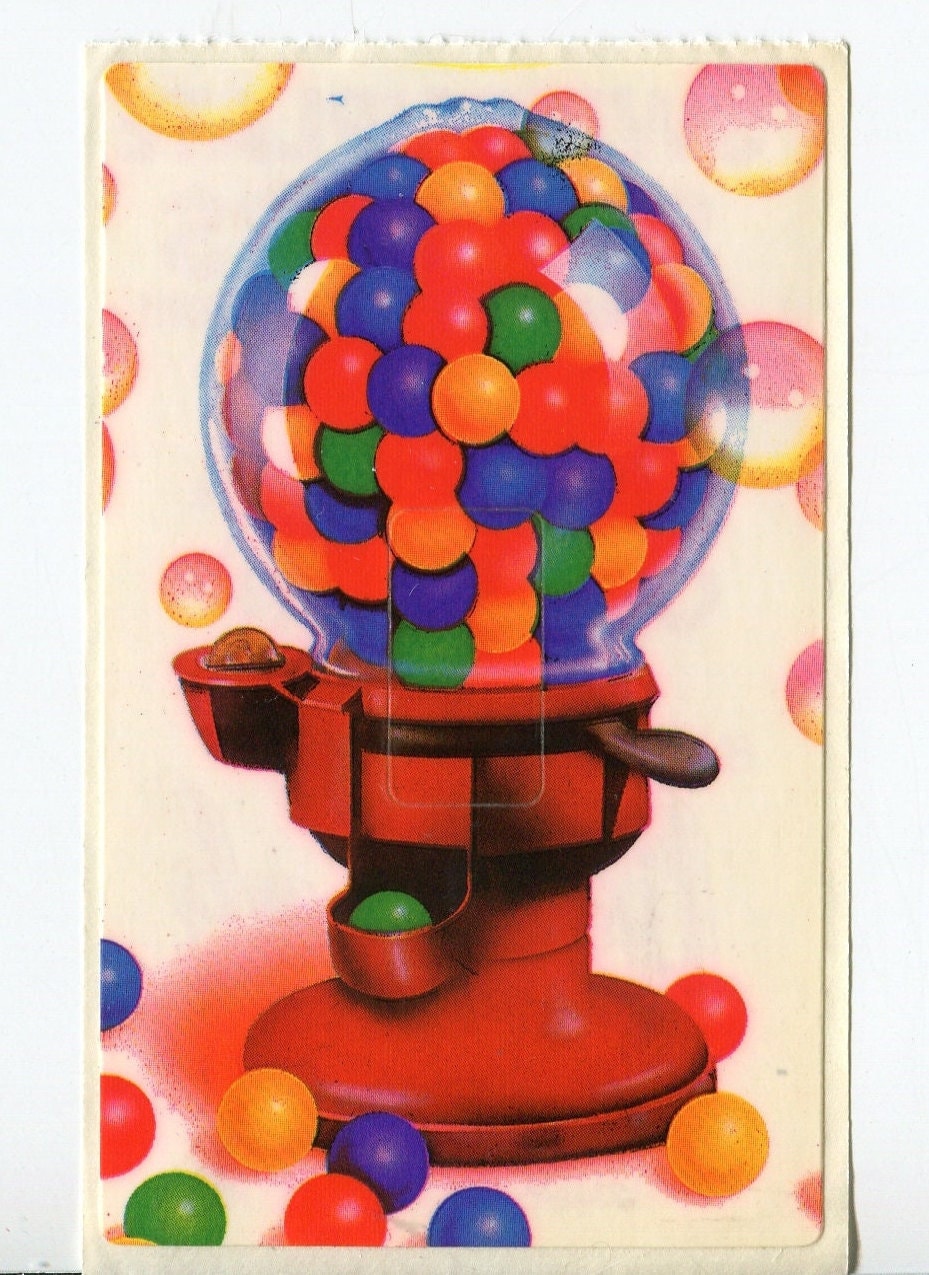 80s Vintage Lisa Frank Gumball Machine Light Switch Plate - Etsy