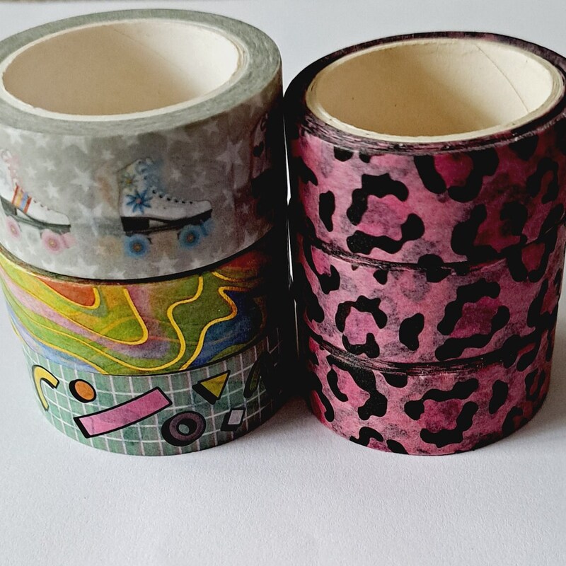 Neon Washi Tape - Etsy