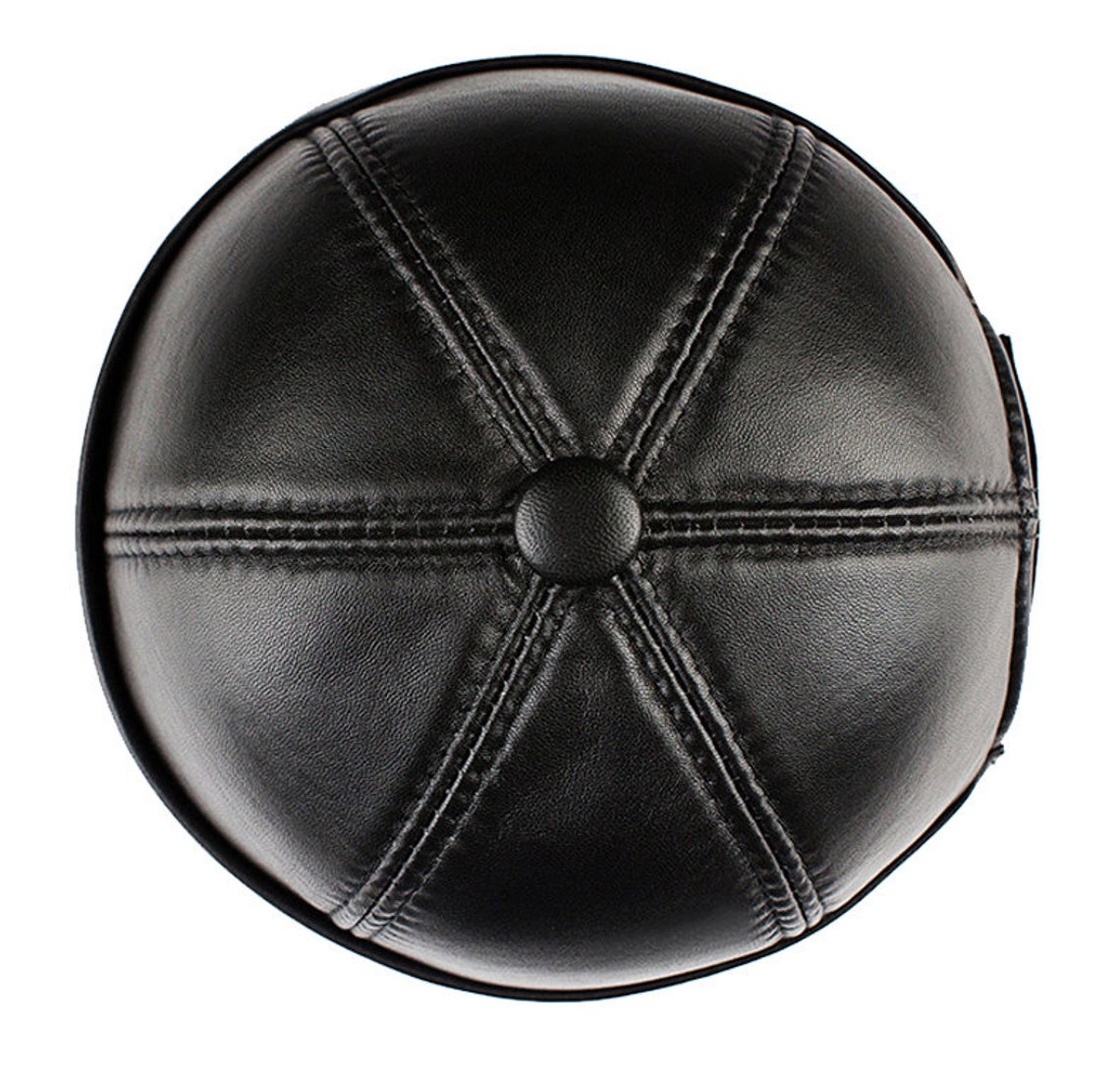 Real Leather Retro Hat Casual Landlord Hat Sheepskin Cap Thin - Etsy