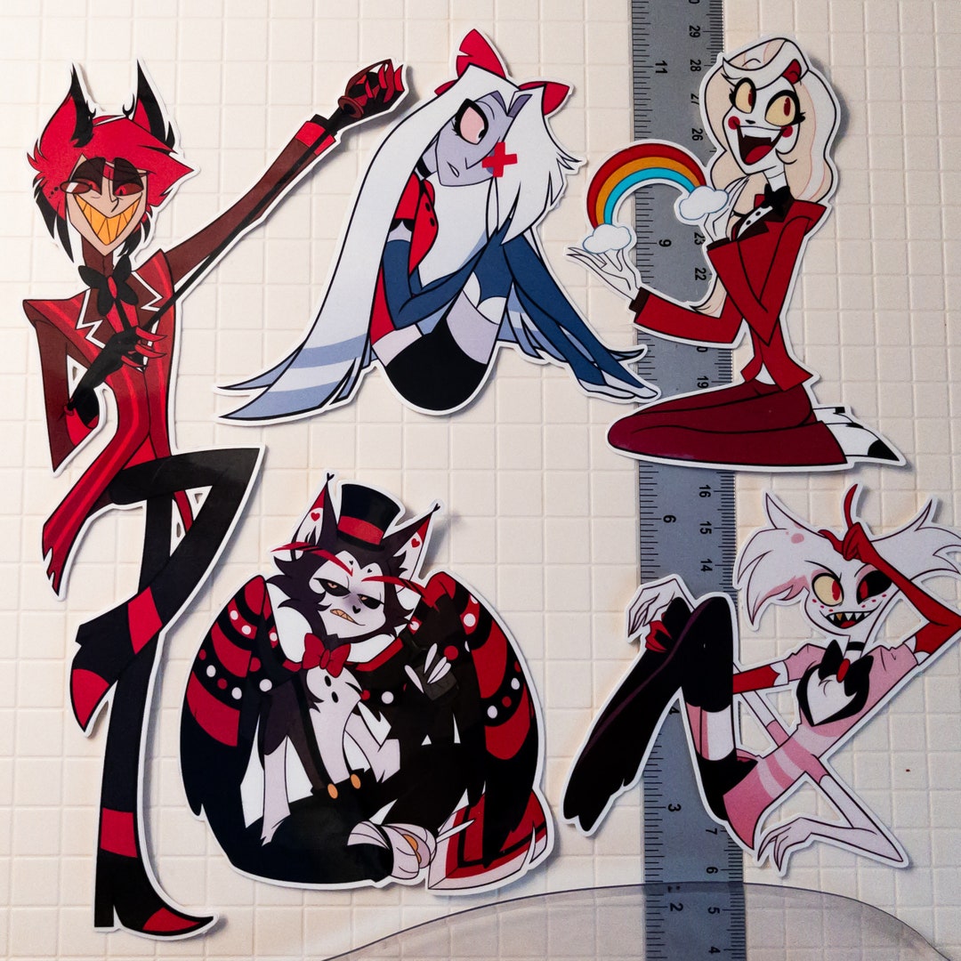 Hazbin Hotel Fanart Sticker Pack - Etsy