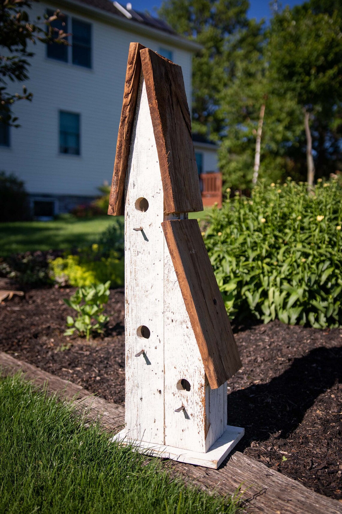 Rustic Lean-to Outdoor Birdhouse Unique Birdhouse Antique | Etsy