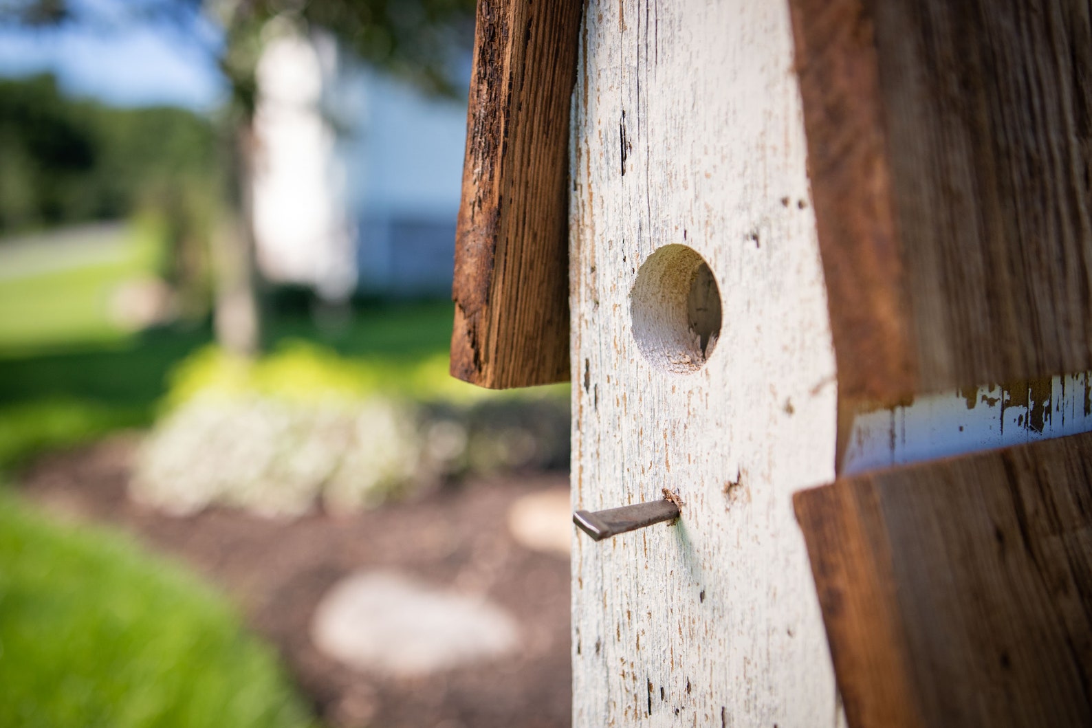 Rustic Lean-to Outdoor Birdhouse Unique Birdhouse Antique | Etsy