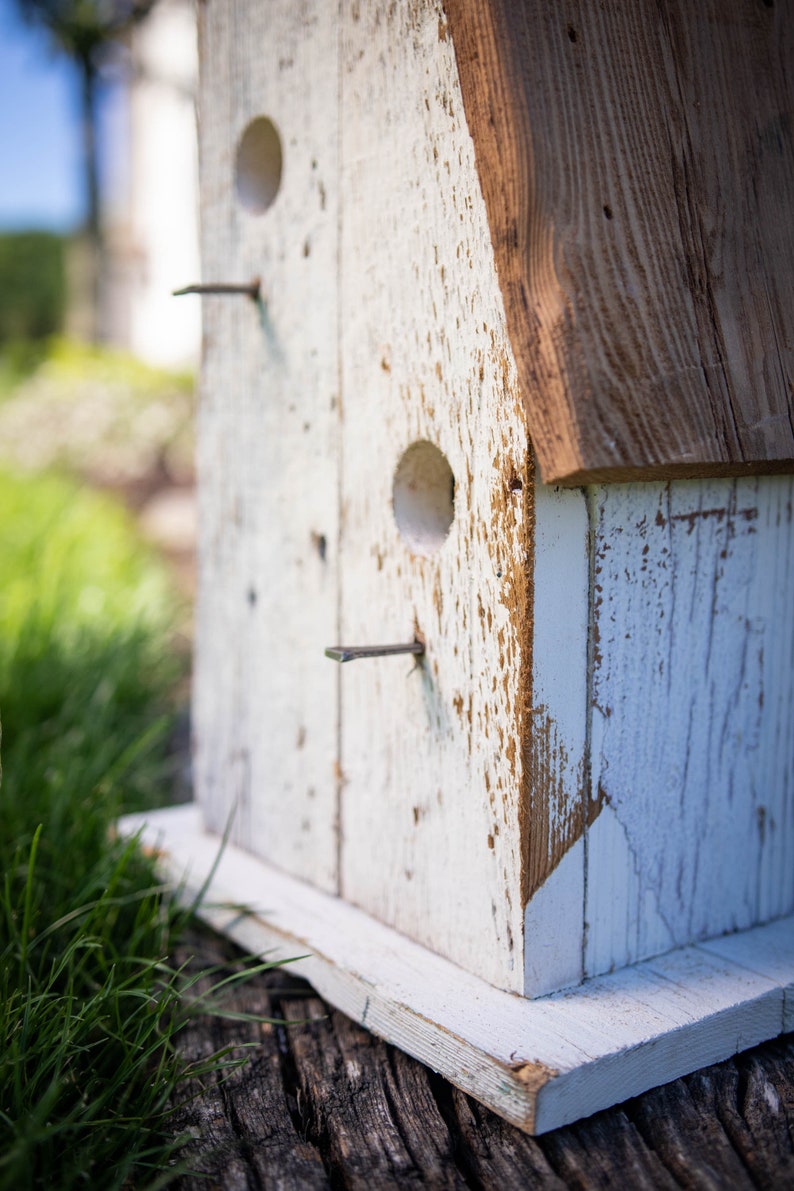 Rustic Lean-to Outdoor Birdhouse Unique Birdhouse Antique | Etsy