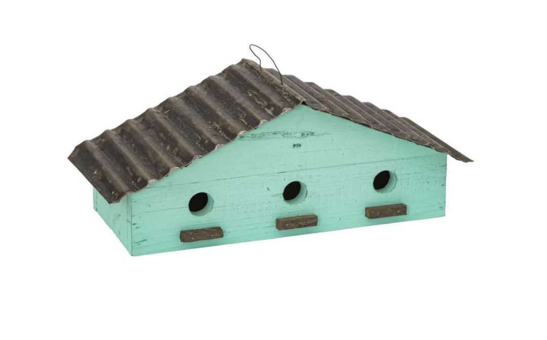 Birdie Inn Birdhouse, Unique Birdhouse Has 3 Rooms, a Backyard ...