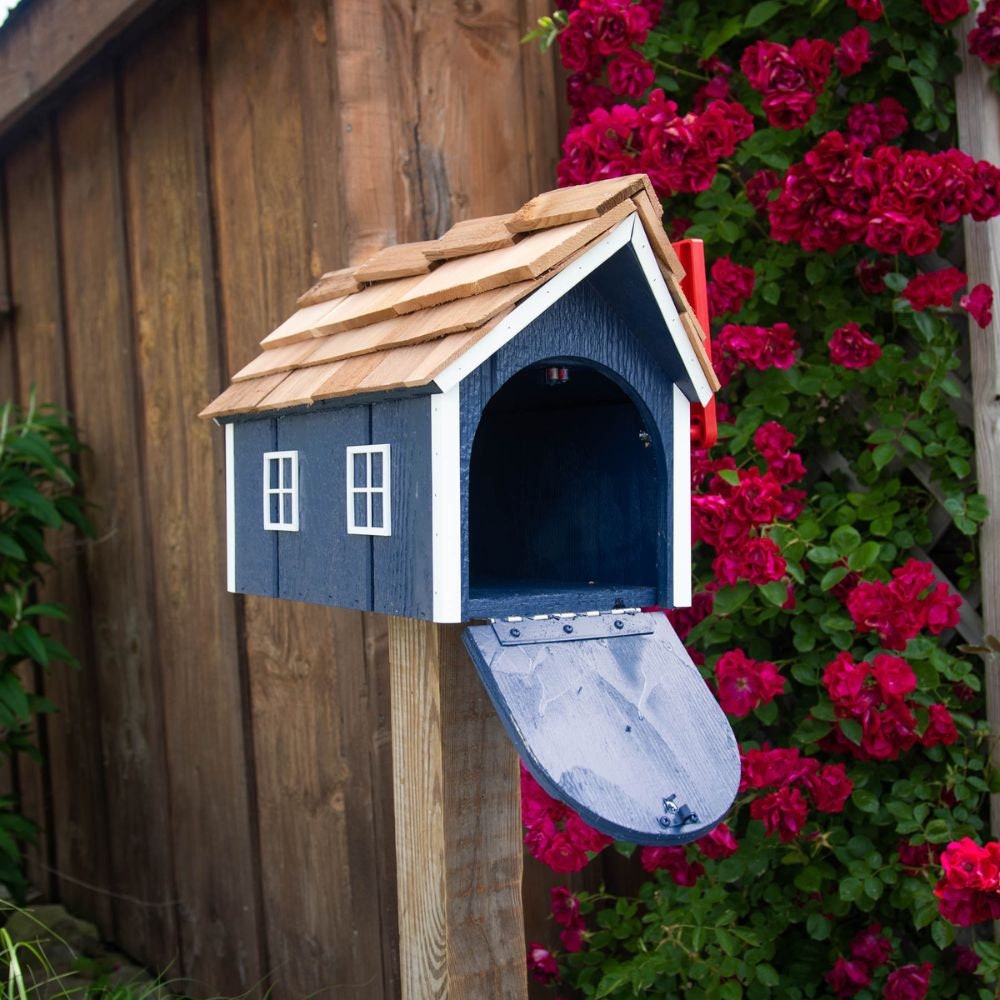 Barn Mailbox, Handcrafted Pine Mailbox, Amish Made in Lancaster, PA ...