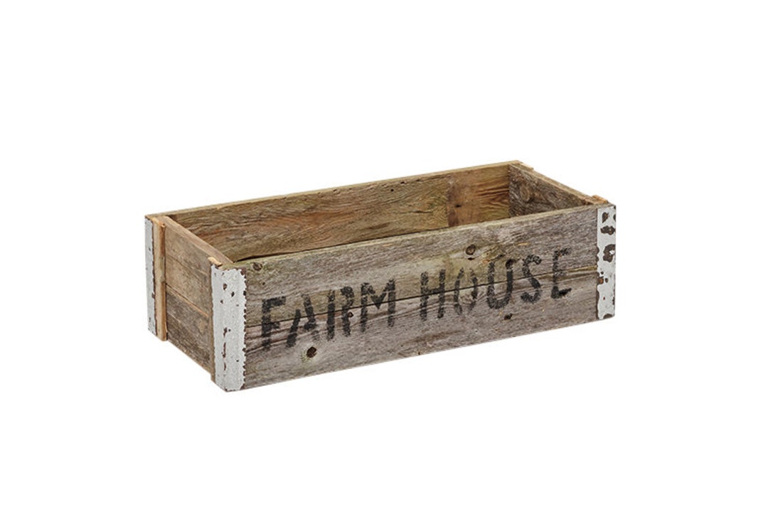 FARM CRATE Farmhouse Decor Made With Reclaimed Wood Flower or Herb ...