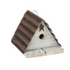 Bark Custom Birdhouse Attracts Downy Woodpeckers Chickadees Titmice ...